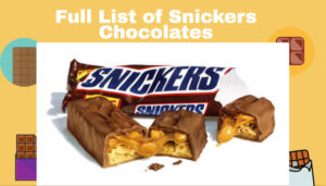 All Snickers Chocolates | List of Snickers Products, Variants & Flavors ...